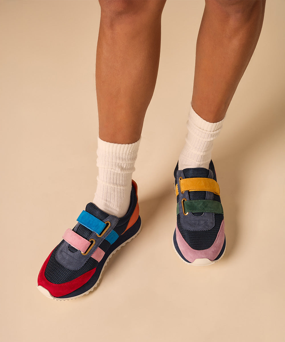 Conway Retro Sneaker, Bermuda Navy Blue – Charlotte Stone