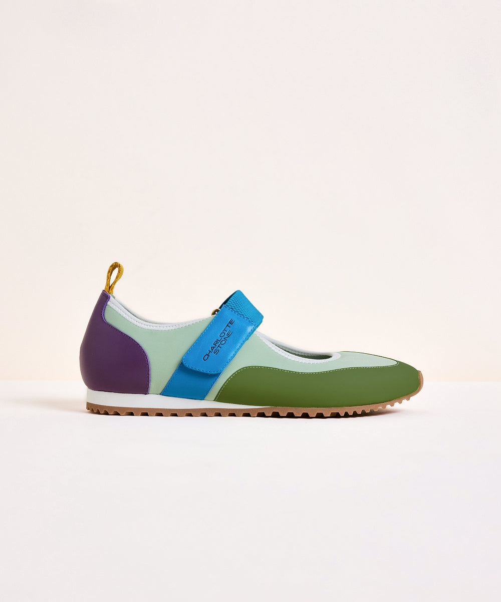 Mable Ballet Flat Sneaker, Nassau Multicolor – Charlotte Stone