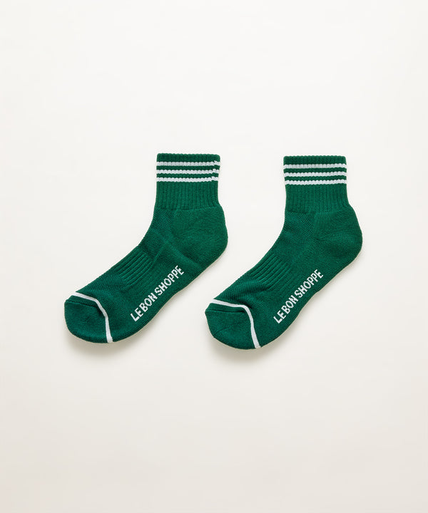 Le Bon Shoppe Girlfriend Socks, Hunter Green – Charlotte Stone